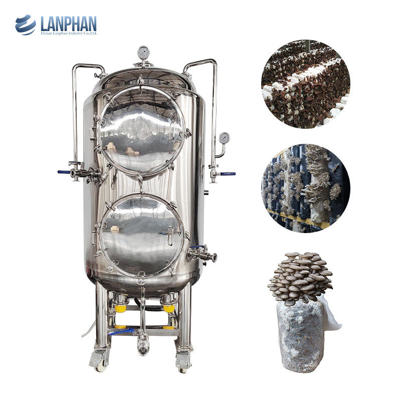 330L Industrial Steam Autoclave Mushroom Autoclave Bags Mushroom ...