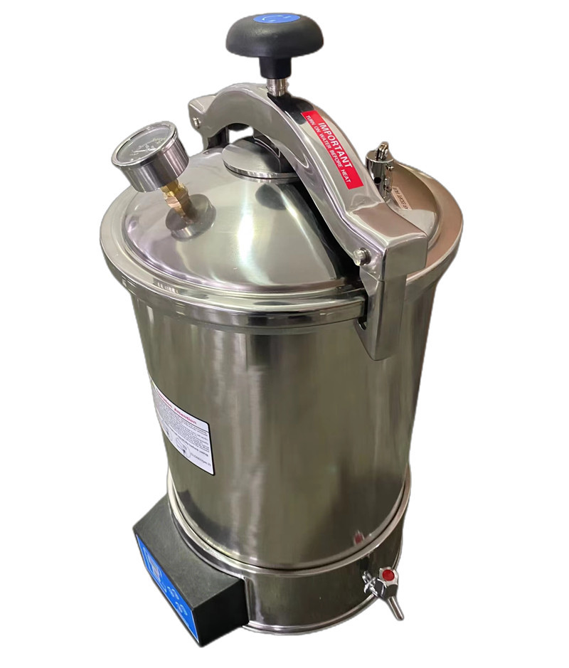 High Pressure Steam Sterilizer Autoclave Medical Stainless Steel 18L ...