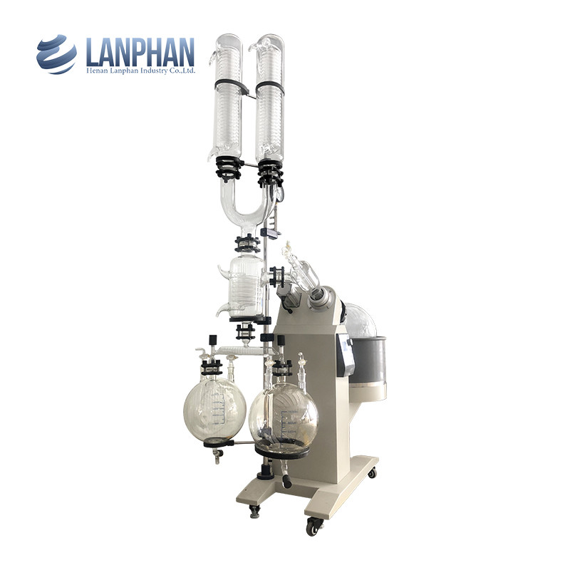 laboratory distillation column double effect vacuum evaporator